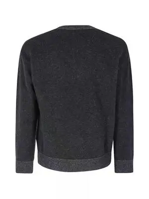 ROBERTO COLLINA Fine-knit Crew-neck Sweater