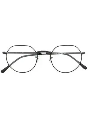 Ray-ban Round-frame Glasses - Black