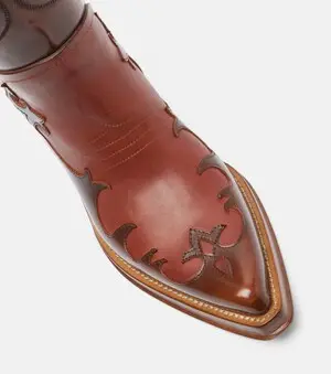 Gabriela Hearst Capitana Leather Cowboy Boots