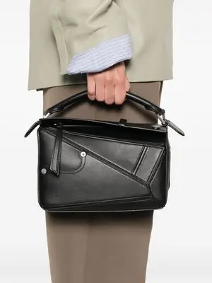 Loewe Puzzle Panta Small Leather Shoulder Bag