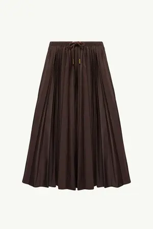 MONCLER Pleated Midi Skirt