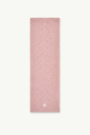 Moncler Wool Blend Scarf Pink