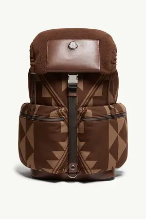 Moncler Kenton Printed Backpack - Brown