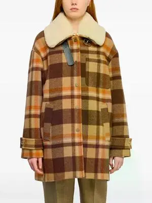 SEMICOUTURE Checked Coat