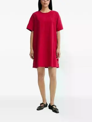 Marc O'polo Tie-back Short-sleeve Mini Dress - Red