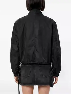 Attico Logo-patch Zip-up Jacket