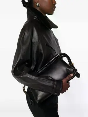 Isabel Marant Étoile Pipa M Leather Bag - Black