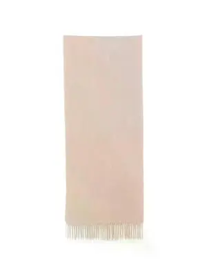 N.peal Fringed Woven Scarf - Neutrals