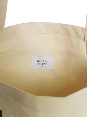 Maison Kitsuné Logo-print Tote Bag