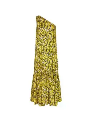 SIMONMILLER Rea Banana-print Mini Dress