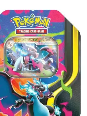 POKEMON Mega Charizard X Ex Tin