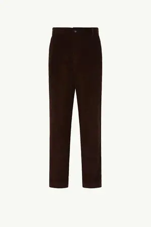 Moncler Leather Logo Corduroy Pants