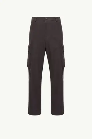 Moncler Cotton Blend Pants - Black