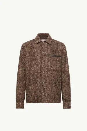 Moncler Check Jersey Shirt Jacket