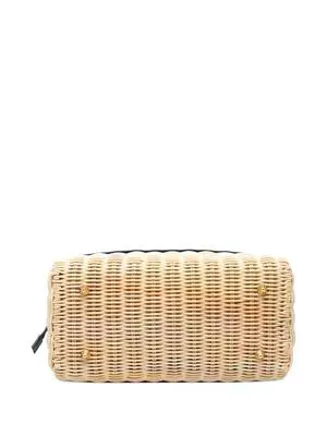 Dior 2021 Medium Wicker Oblique Lady Satchel