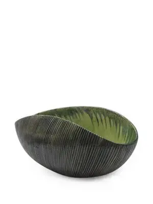 ENZO DE GASPERI Cloude Ribbed Bowl - Grey