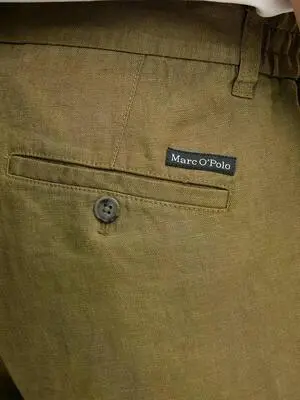Marc O'polo Logo-patch Linen Shorts