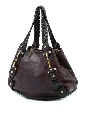 Gucci 2000-2015 Guccissima Horsebit Pelham Shoulder Bag