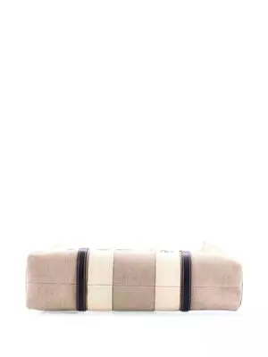 Chloé Woody Canvas With Leather Large Tote Bag