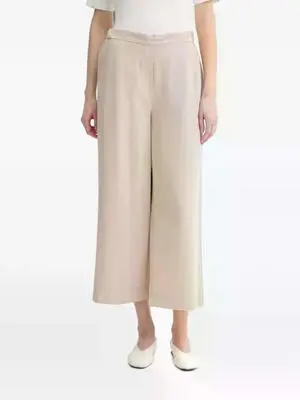 Marc O'polo Elasticated Wide-leg Trousers - Neutrals