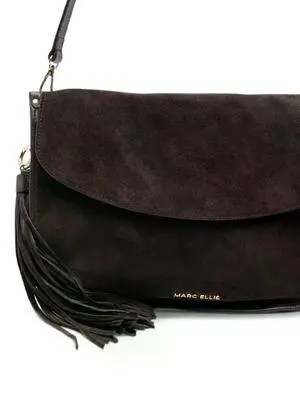 MARC ELLIS Fringed Suede Shoulder Bag