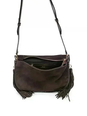 MARC ELLIS Fringed Suede Shoulder Bag