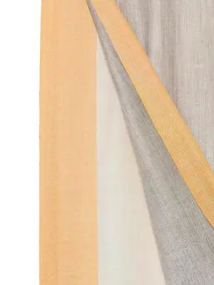 N.peal Bordered Pashmina Scarf