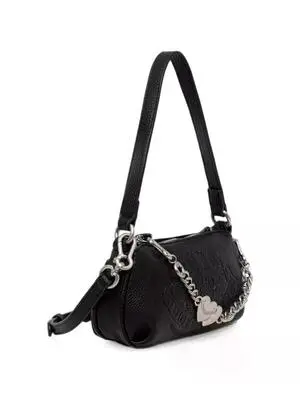 Juicy Couture Logo-embossed Heart-pendant Shoulder Bag