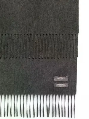 N.peal Fringed Cashmere Scarf