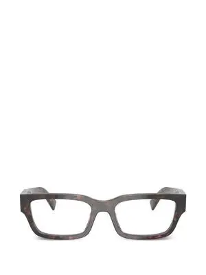 Prada Rectangle-frame Glasses - Brown