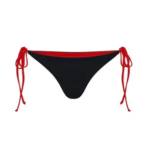 SŪNDAR SWIM Black / Red The Sarno Bikini Bottom Black & Red Reversible - Black/red