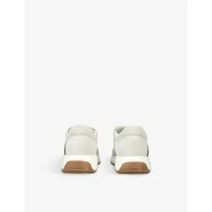 Hogan Allacciato Suede And Leather Trainers