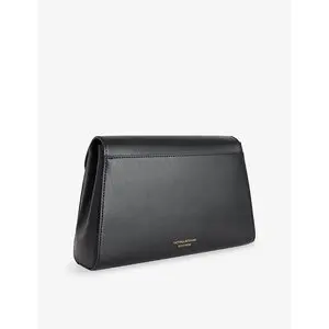 Victoria Beckham Dorian Trapeze Leather Shoulder Bag