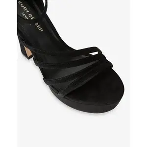 Kurt Geiger Annabell Suede Platform Heeled Sandals