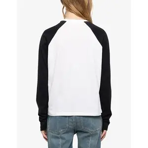 Zadig&Voltaire Walkra Rhinestone-embellished Cotton-jersey T-shirt - White