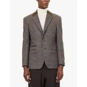 TED BAKER X THE GENTLEMAN Ted Baker X The Gentlemen Puppytooth Single-breasted Woven Blazer