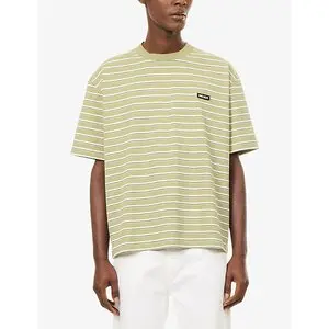 BELIER Earl Striped Cotton T-shirt