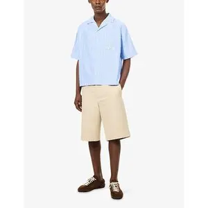 BELIER Everett Striped Cotton Shirt