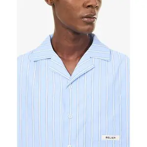 BELIER Everett Striped Cotton Shirt