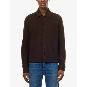 Nn07 Reed Button Wool Shirt