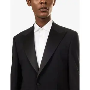 TED BAKER X THE GENTLEMAN Ted Baker X The Gentlemen Slim-fit Single-breasted Wool-blend Blazer