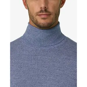Boggi Milano Turtleneck Regular-fit Merino Wool Jumper