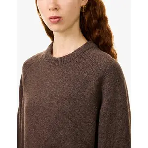 Paige Zaire Ribbed-trim Wool-blend Jumper