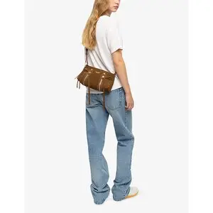 Zadig&Voltaire Madison Mini Suede Shoulder Bag - Cognac