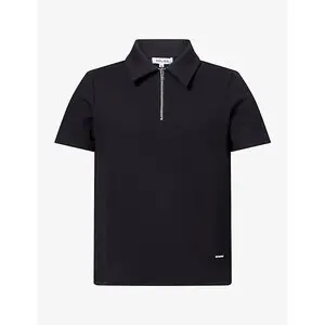 BELIER Edwin Textured Cotton-blend Polo Shirt