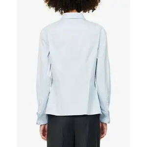 Theory Tailored-fit Cotton-blend Shirt