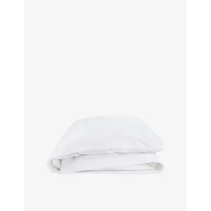 THE WHITE COMPANY Connaught Cotton And Silk Duvet Cover - Chalk