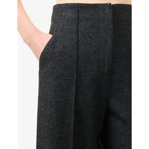 Paige Vicenza Tailored Wool-blend Trousers