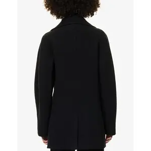 TOTEME Rounded Double-breasted Wool-blend Peacoat
