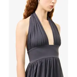 Gimaguas Dera Plunge-neck Stretch-jersey Top